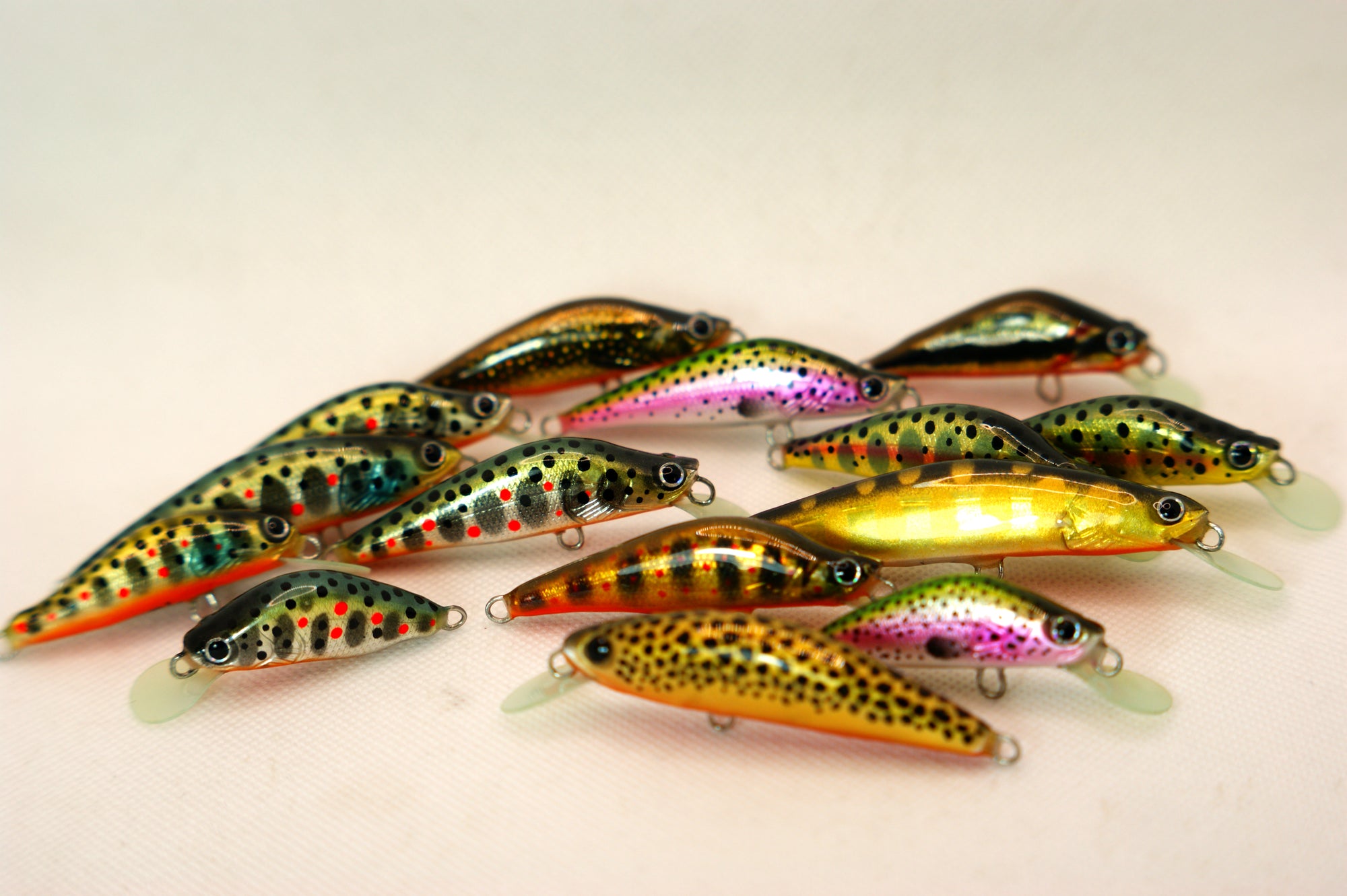 Trout lures 100% hand-made from balsa wood – PAN Handmade LURES