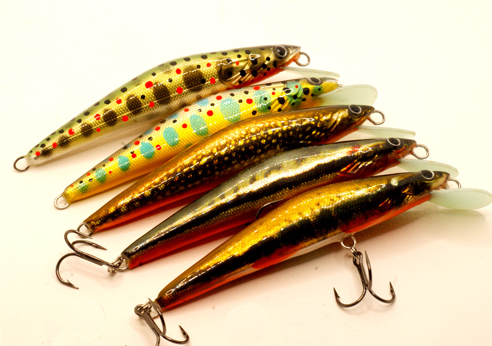 Trout lures 100% hand-made from balsa wood – PAN Handmade LURES