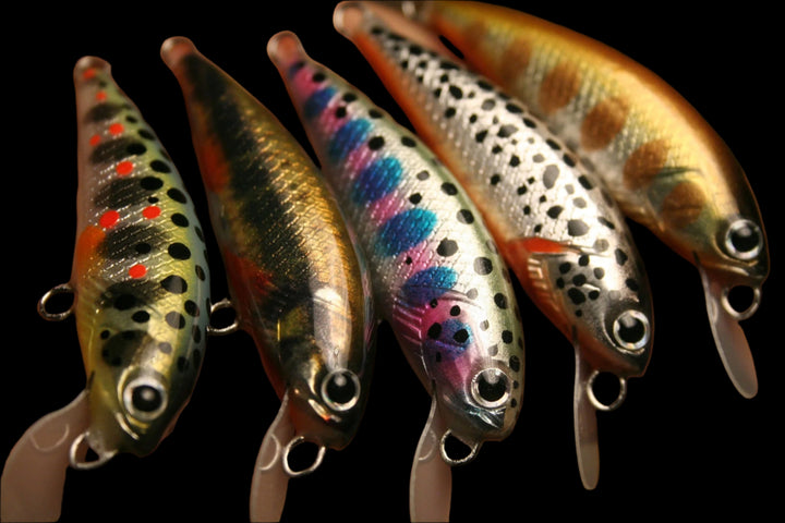 Trout lures 100% hand-made from balsa wood – PAN Handmade LURES