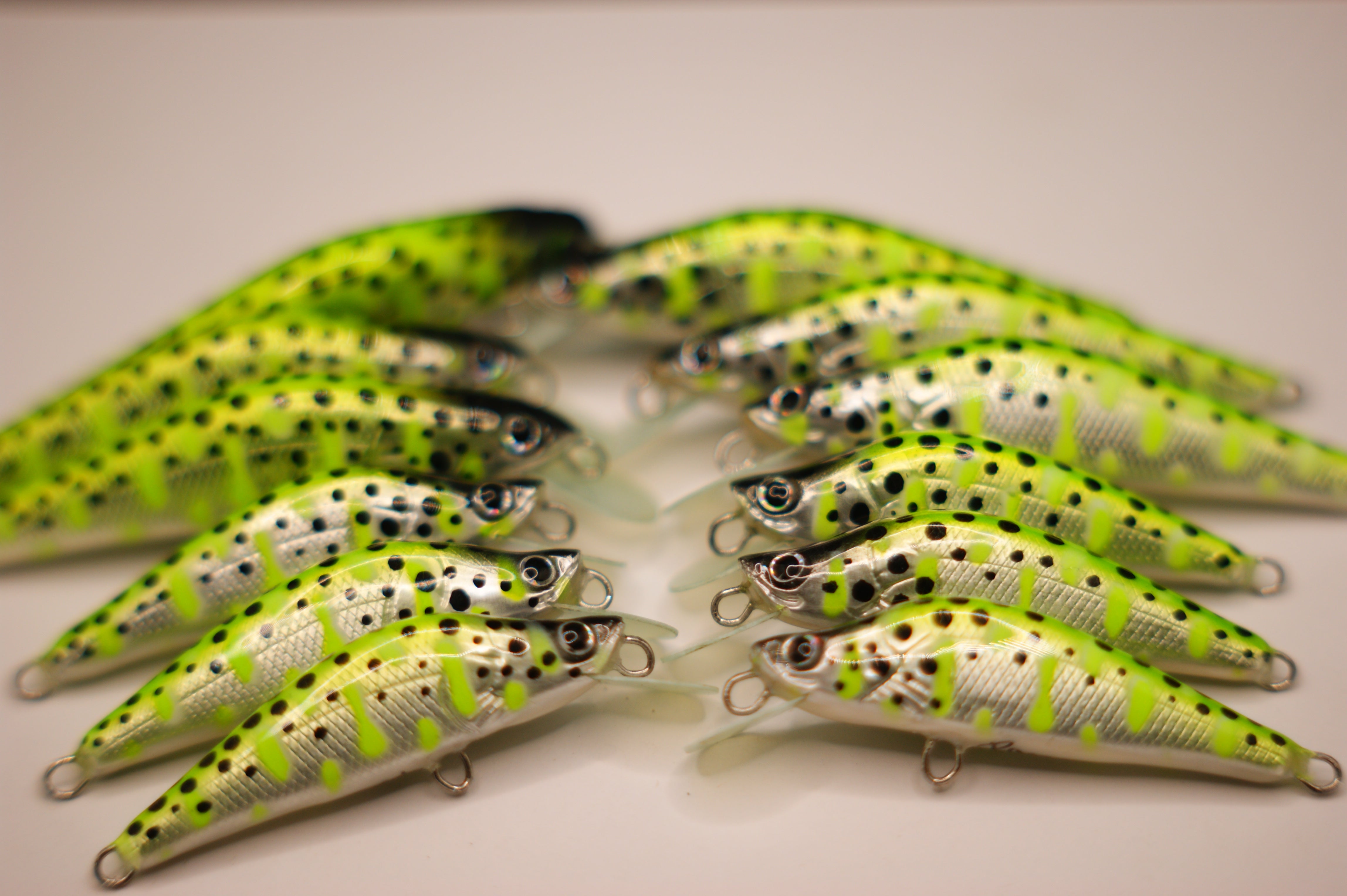 Charteuse green fluo – PAN Handmade LURES